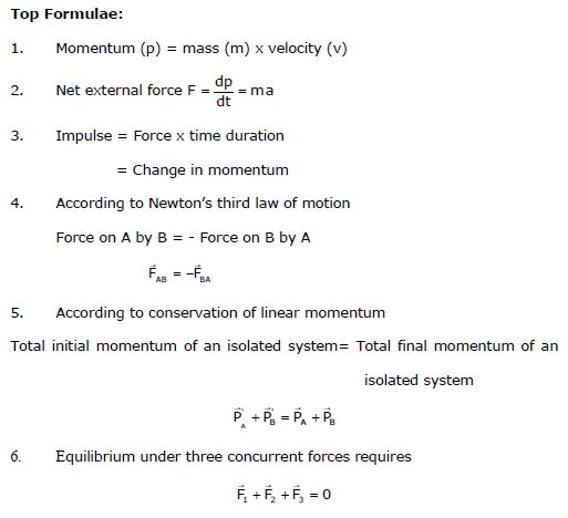 CBSE Class 11 Physics Laws Of Motion Notes CBSE Class 11 Physics Laws Of Motion Notes